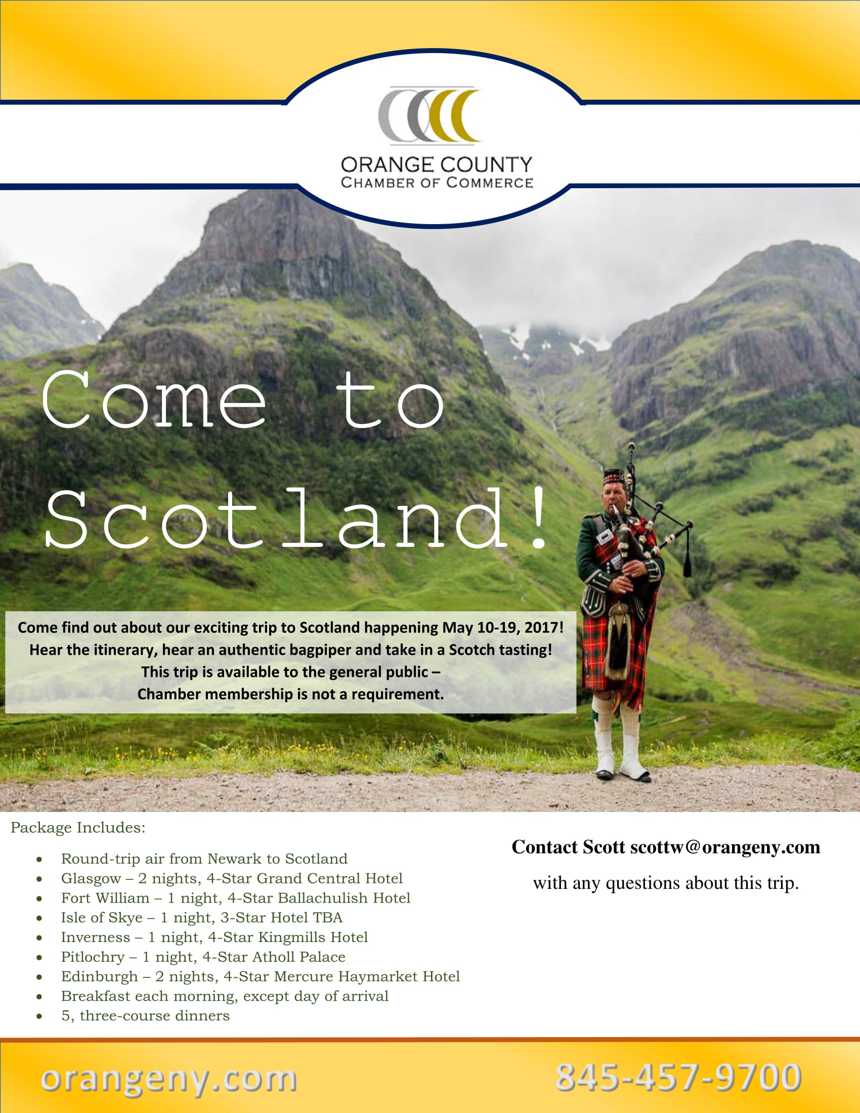 Scotland Trip Flyer-1 | Orange County Chamber of Commerce